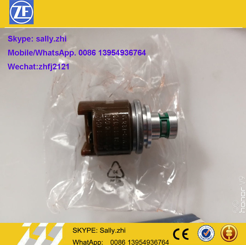 Original ZF solenoid valve, 0501 313 375, ZF gearbox parts for ZF ...