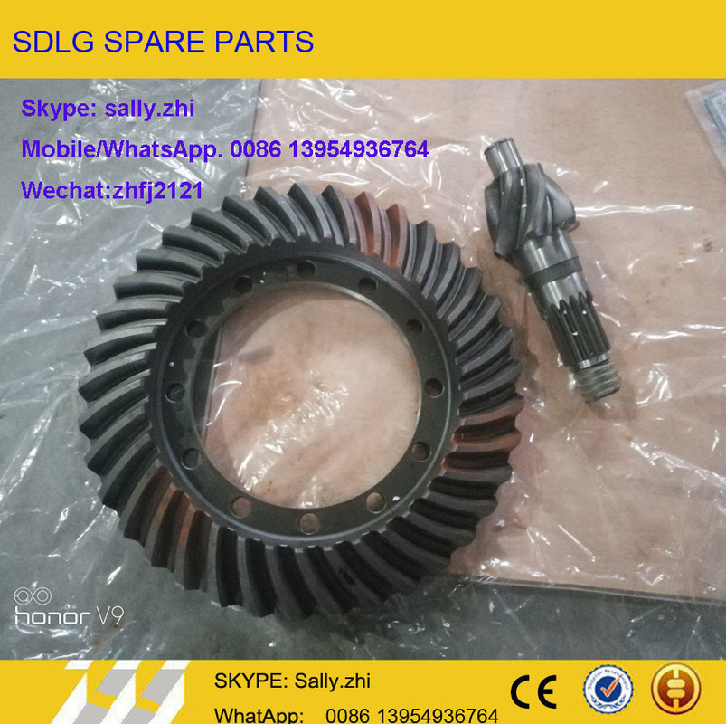 sdlg Rear spiral bevel gear 3050900200 , loader spare parts for wheel ...