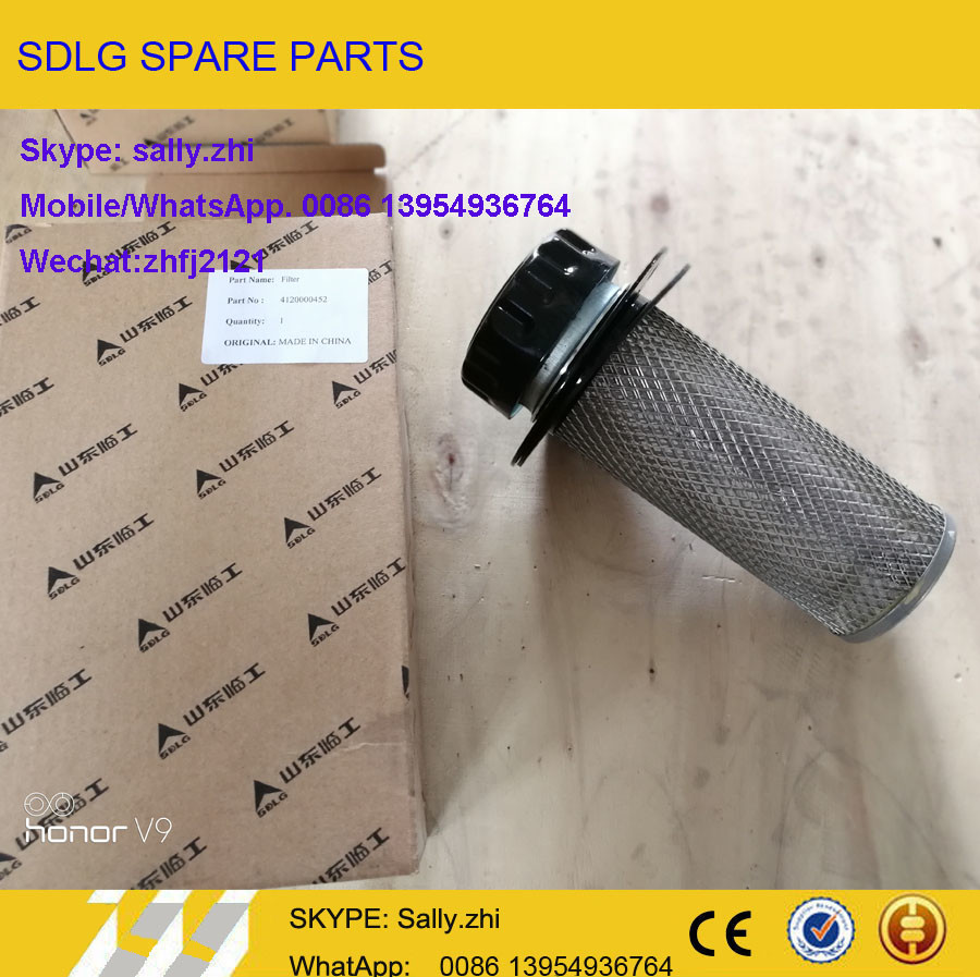 orginal oil-supplying filter, 4120000452, loader parts for wheel loader ...